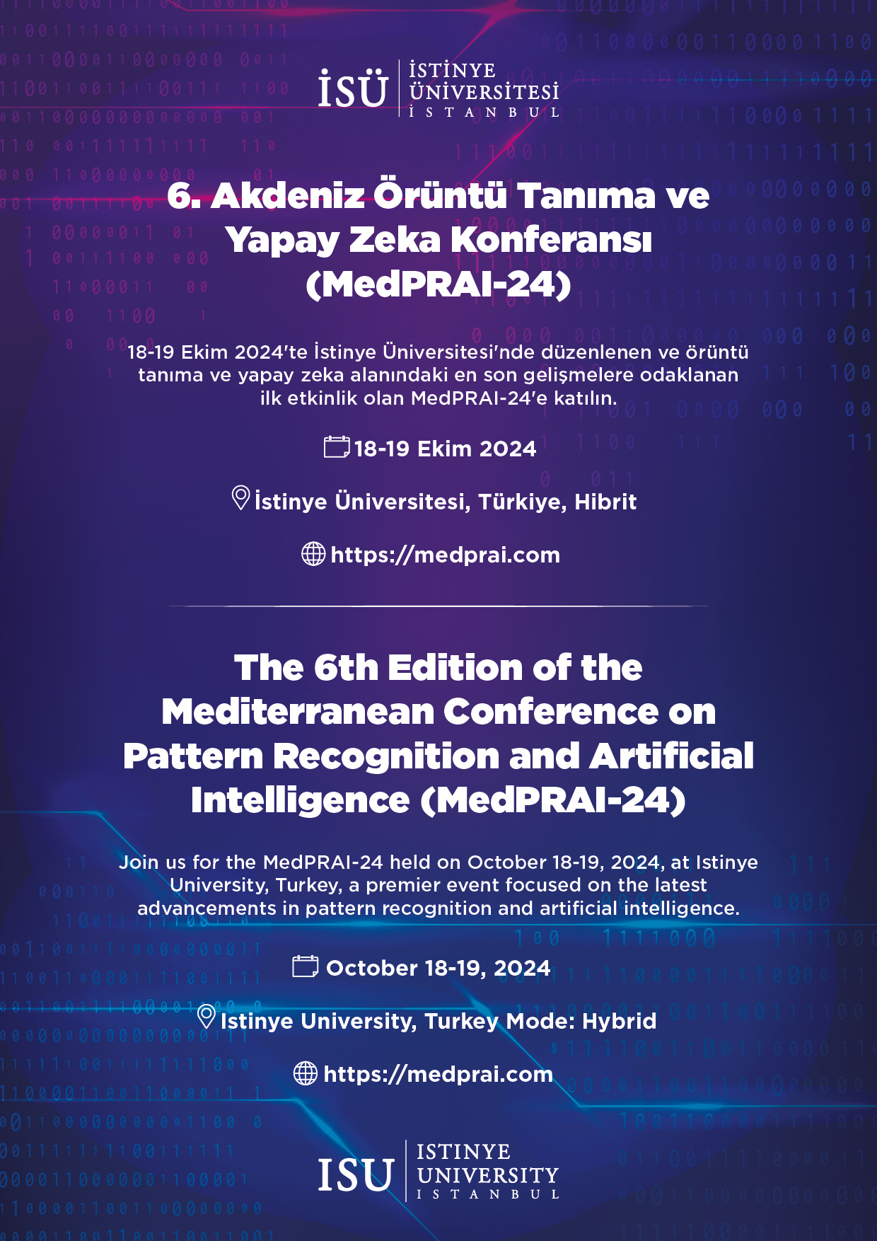 6th edition of the Mediterranean Conference on Pattern Recognition and Artificial Intelligence ...